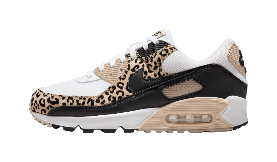 Nike Air Max 90 Leopard Sanddrift Black Womens – VJSNEAKER